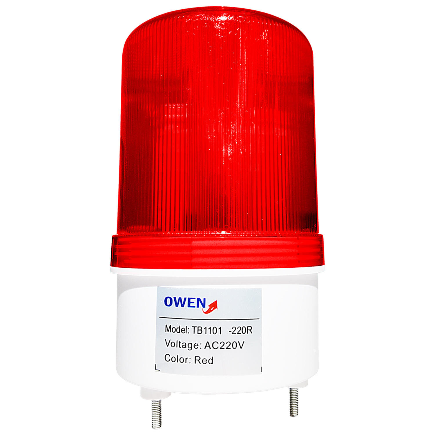 Circulina Led Rojo 220VAC Sin Sonido TB1101-220R Owen - Jordan Peru