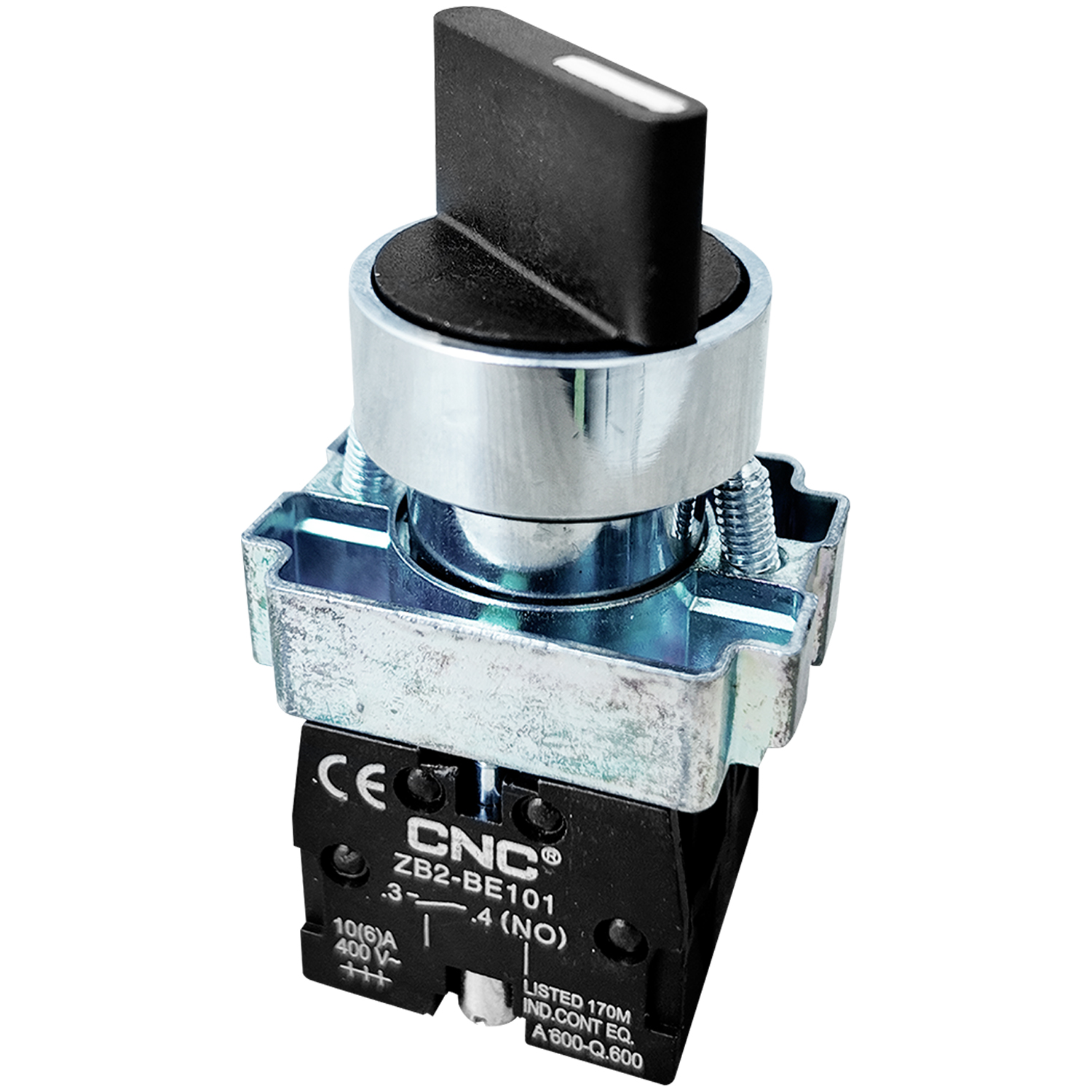 Selector 1-0-2 Con Retorno (Base Metalica) 2NO LAY5-BD53 CNC